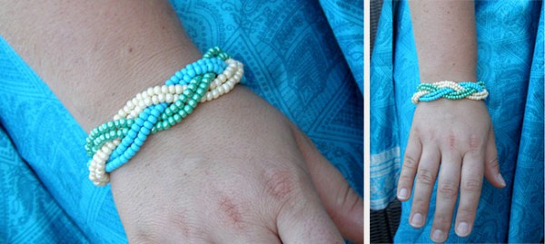DIY spécial été : le bracelet tressé en perles