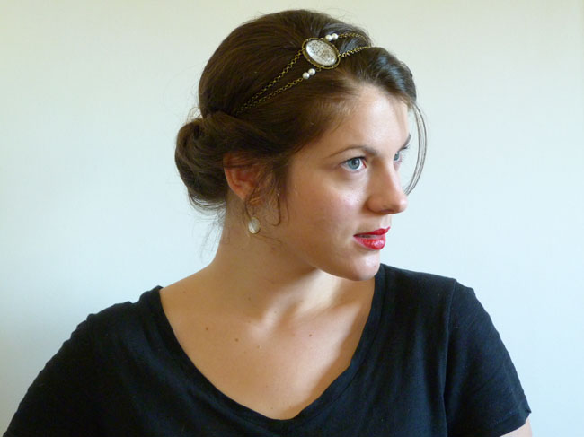 DIY headband vintage pour un look délicieusement rétro...